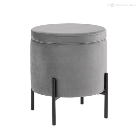 Пуф Грейс Велюр серый - купить по выгодной цене в Москве в интернет магазине мебели Home24
