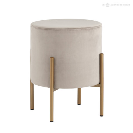 Пуф Кейси Велюр серо-бежевый - купить по выгодной цене в Москве в интернет магазине мебели Home24